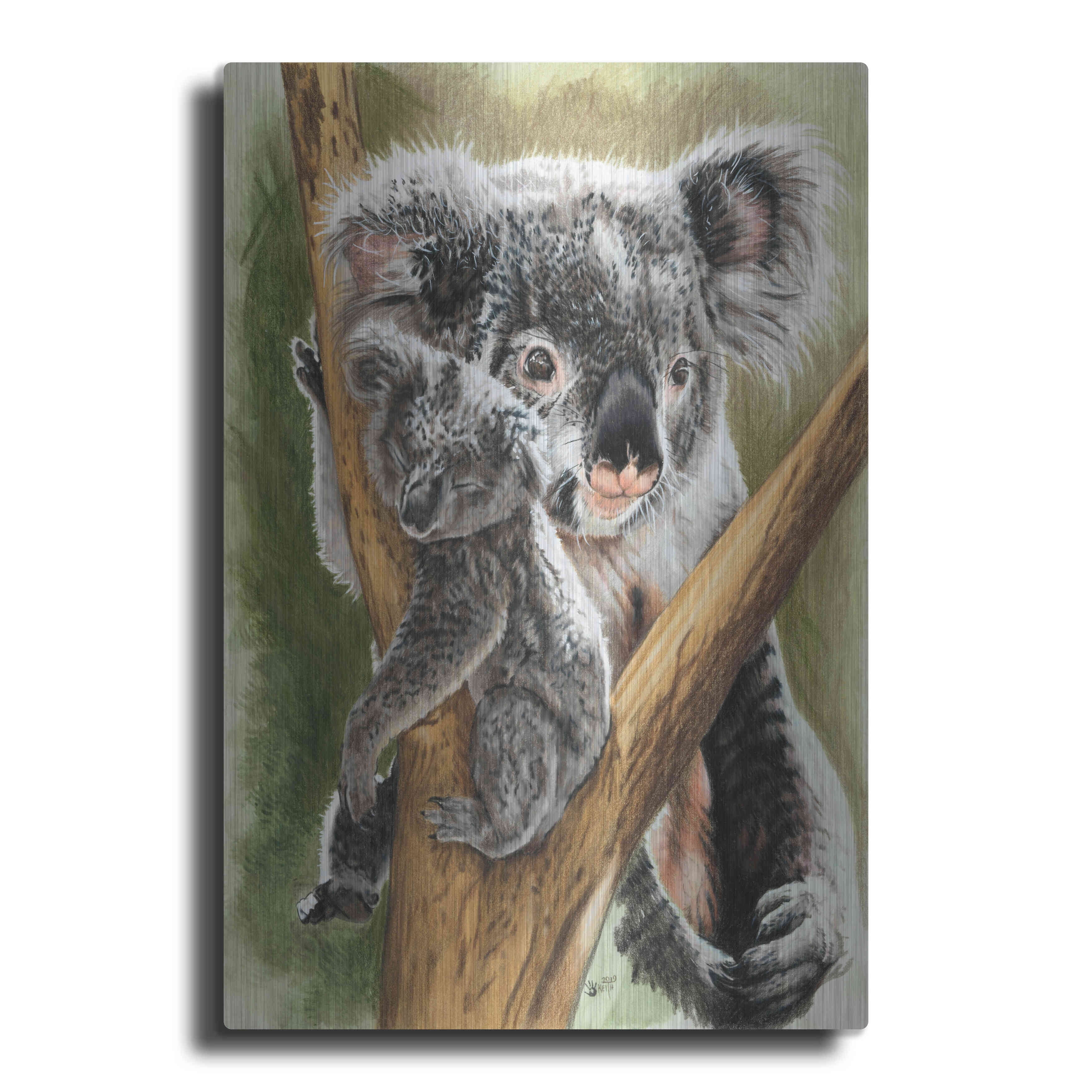 Luxe Metal Art 'Beguiling' by Barbara Keith, Metal Wall Art, 16"x24 ...