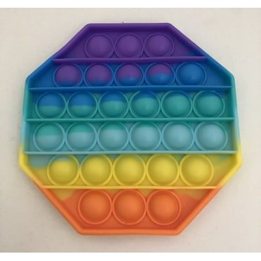 Pop Pop Poppers Rainbow Circle - Sensory Fidget Toy for Kids and ...