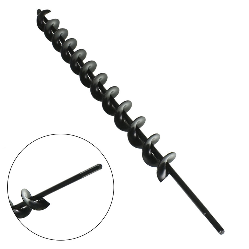 findmall Auger Drill Bit, Earth Auger Bit 24 Inch Length, 8mm Diameter ...