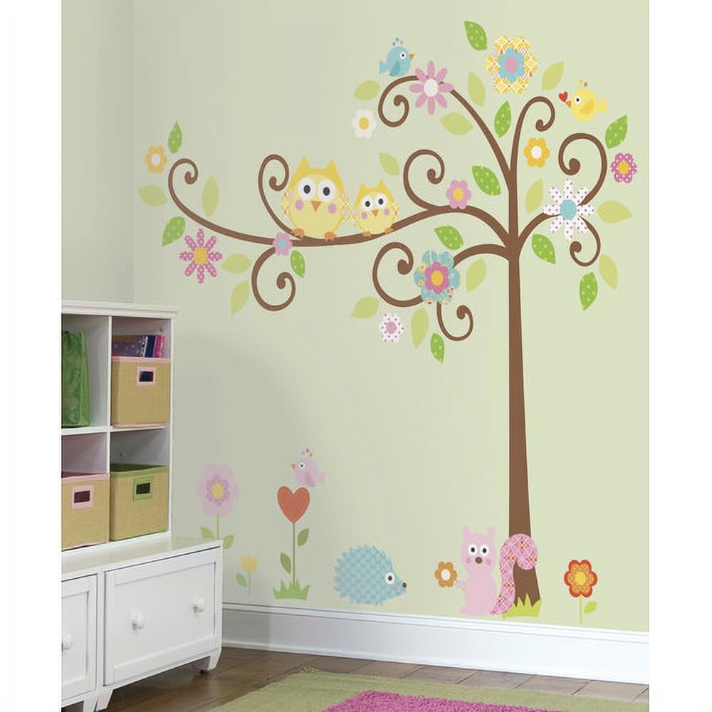 Wallhogs Scroll Tree Wall Decal - Walmart.com