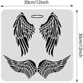 Angel Wings Drawing Stencils 2 Pairs of Dreamy Wings Pattern Painting ...