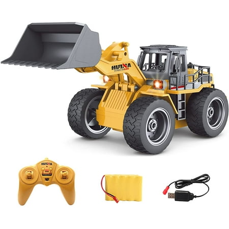 EAYY RC Front Loader Tractor Toy, 2.4G 1:18 Scale Remote Control ...