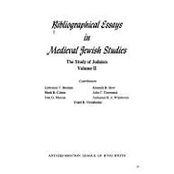 Pre-Owned Bibliographical Essays in Medieval Jewish Studies (Hardcover ...