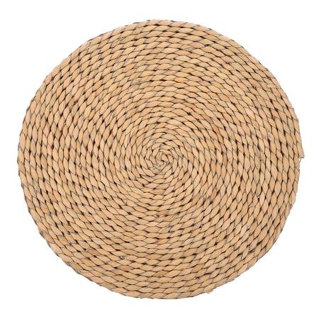 HEIBIN 1pc Indoor Use Seat Cushion Weaving Craft Straw Pad Sitting ...