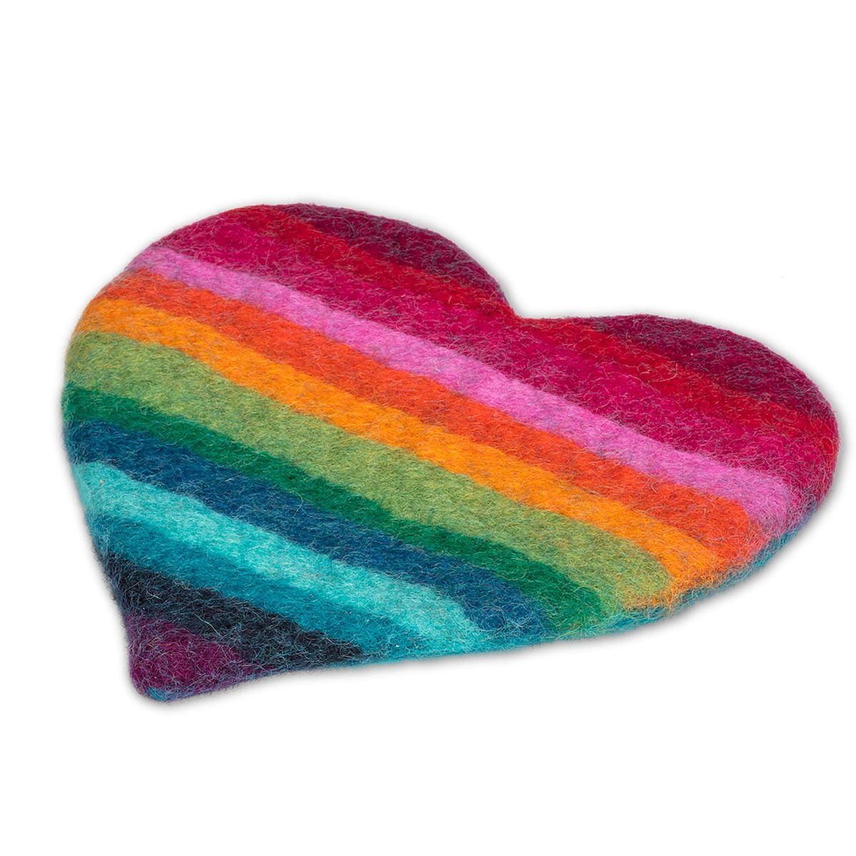 Set of 12 Striped Heart Trivet - Walmart.com
