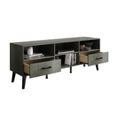 Free Shipping! CASTLE PLACE TV Stand Console for TVs up to 65 inch Grey ...