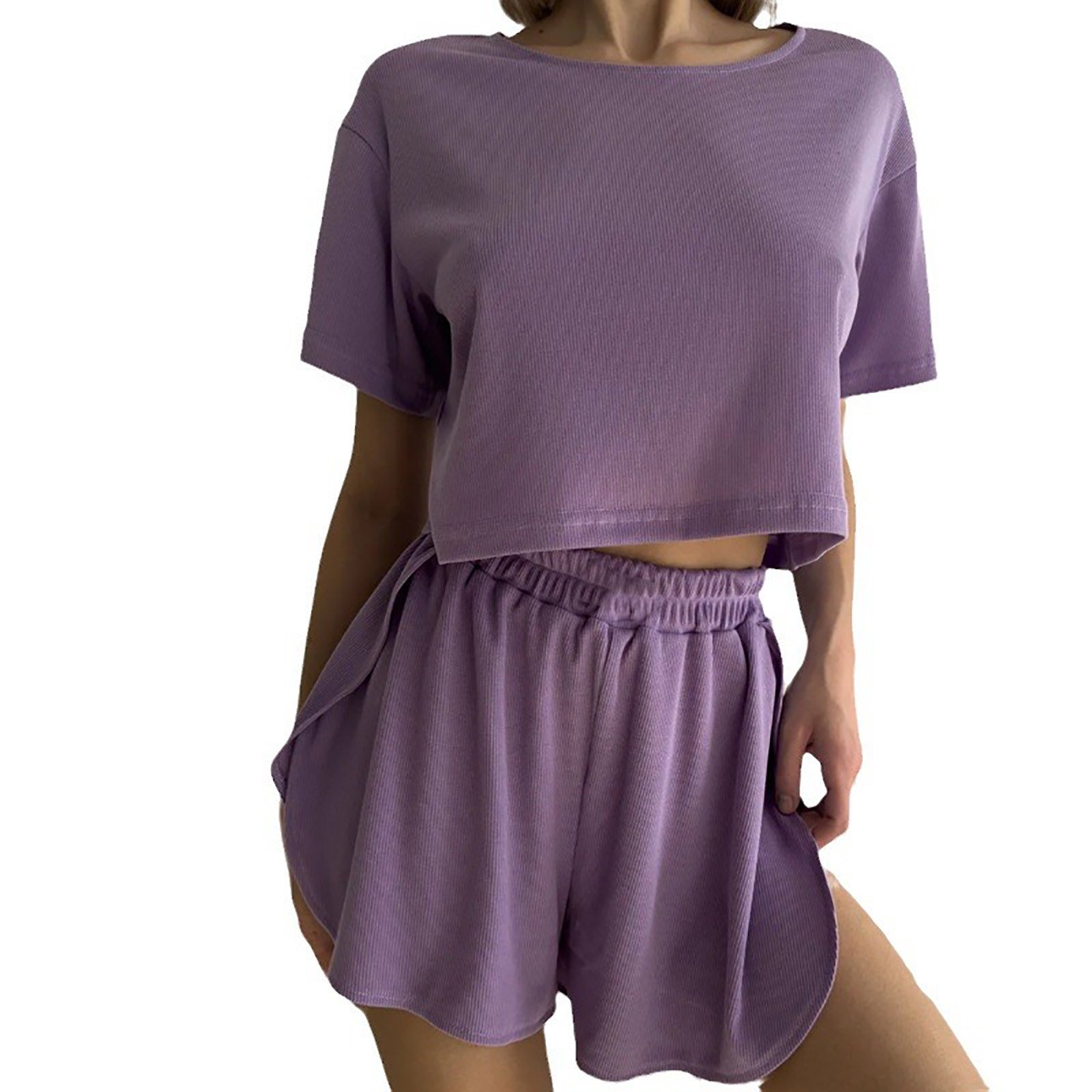 Click here for Besolor Womens 2 Piece Lounge Outfit Casual Crewne... prices