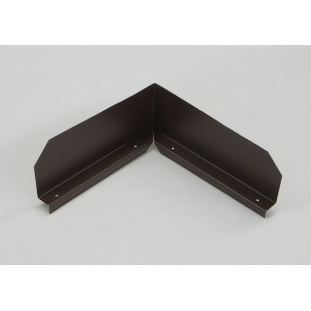 Bent (Inside Corner) Gutter Valley Splash Guards - 3 ct Royal Brown ...