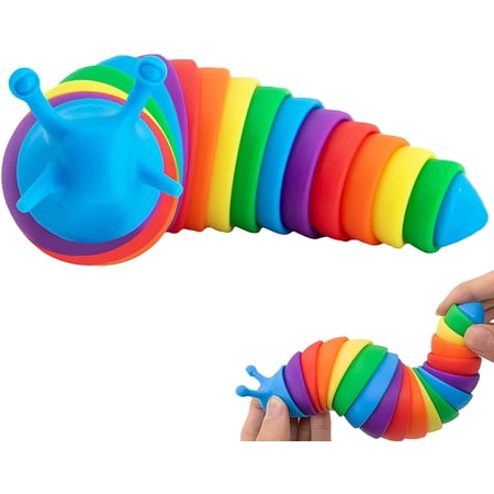 Slug Articulated Toy,Realistic Slug Insects Toy,Fun Crawling Sensory ...