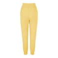 Eileial 2024 Cotton Linen Pants Women Summer Elastic Waist Crop Pants