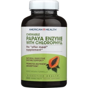 Spring Valley Papaya Enzyme Complex Chewable Tablets Dietary Supplement ...