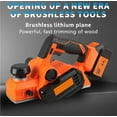 Portable Power Tools Woodworking 80mm Hand Electric Wood Planer Machine ...