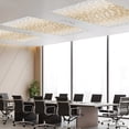 1 Pack Art Sand Beige Fluorescent Light Covers for Ceiling Lights ...