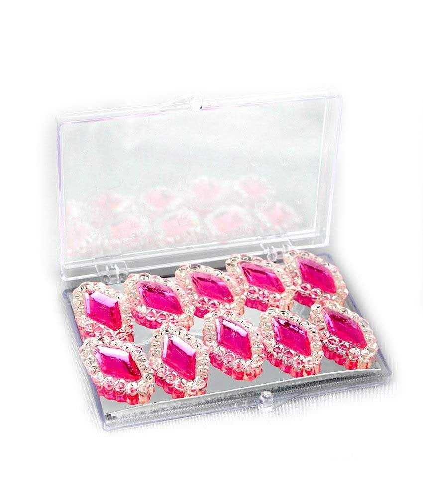 O'Creme Edible Diamond-Framed Rhombus ("Diamond Shape") Gemstones 20mm ...