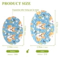 Corgi Cartoon Pattern Cellulose Cleaning Sponge Set 3 Pack Compressed ...
