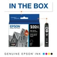 EPSON 232 Claria Ink High Capacity Black Cartridge (T232XL120-S) Works with WorkForce WF-2930 ...