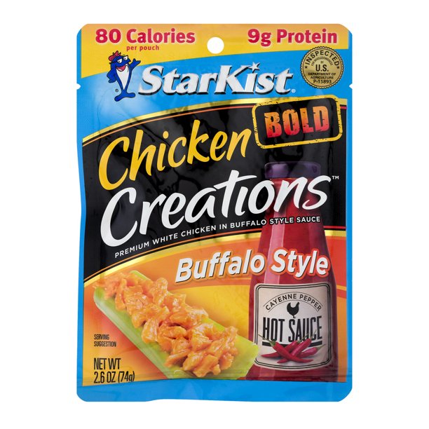 StarKist Chicken Creations, BOLD Buffalo Style, 2.6 oz Pouch - Walmart.com