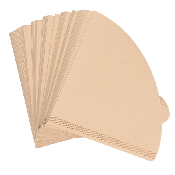 Cone Filter Paper,100PCS Coffee Filter Paper Natural Filter Paper ...