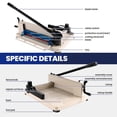 A4 paper cutter, 1.6-inch thick manual paper cutter, suitable for ...
