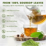 FreshDrinkUs, Soursop Leaf Powder, 1oz, Vegan No Sugar - Walmart.com