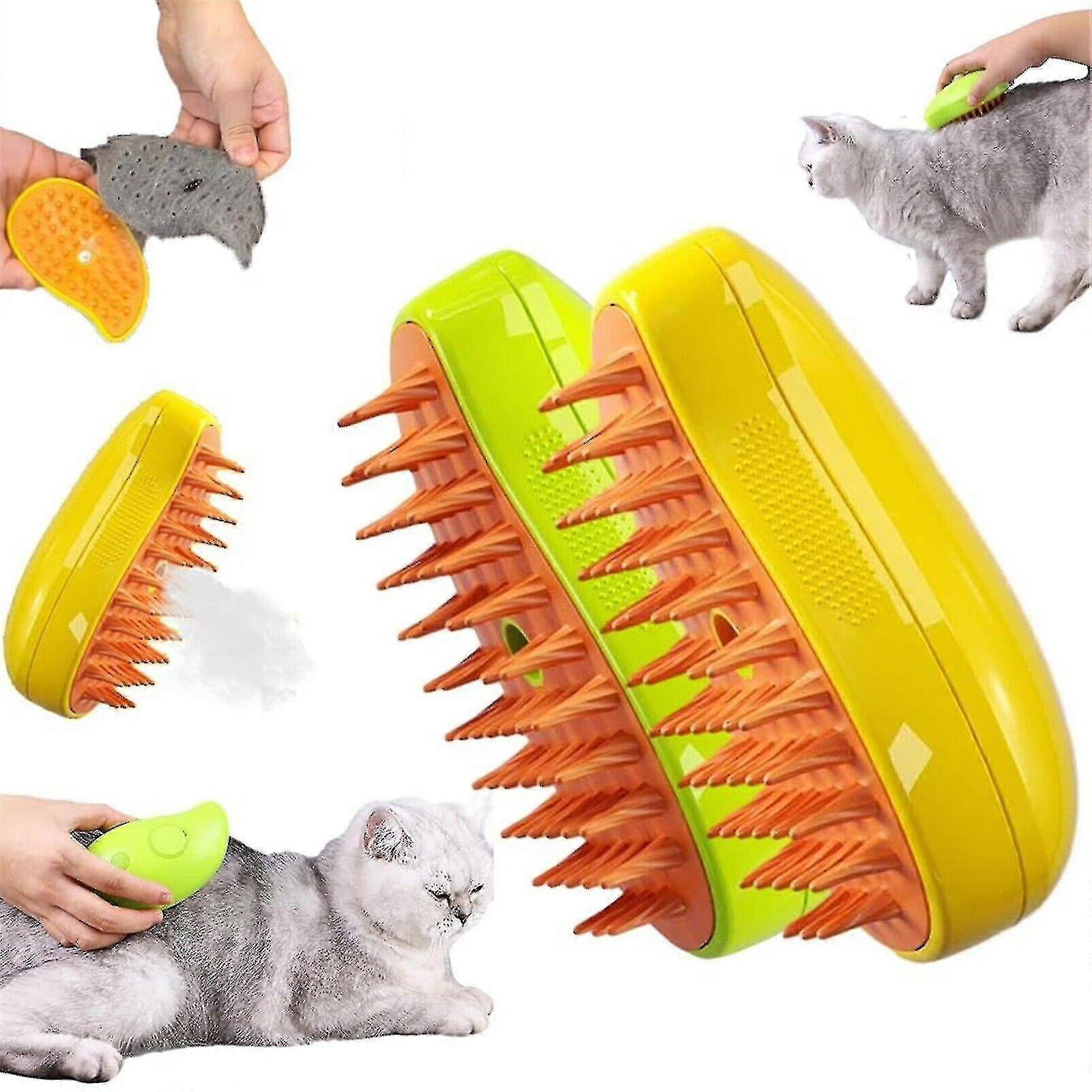 Click here for Dookuu Steamy Cat Brush - 3 In1 Cat Steamy Brush... prices