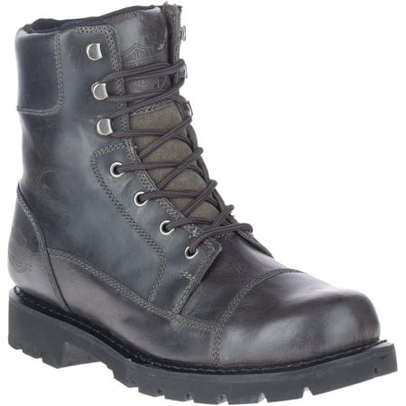 Harley-Davidson Men's Pearson 8" LACE Motorcycle Boot, Grey, 11 ...