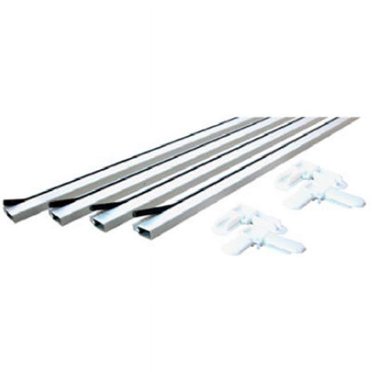 Prime-Line Products MP5506 Flush Clips, 1/2 in. x 13/16 in., Plastic ...