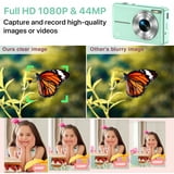 Melcam Digital Camera, 1080P HD Video, 44MP, 16X Digital Zoom, Portable ...