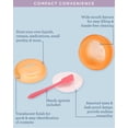 Bliss Silicone Travel Bottles Refillable TSA-Approved 7-Piece Liquid ...