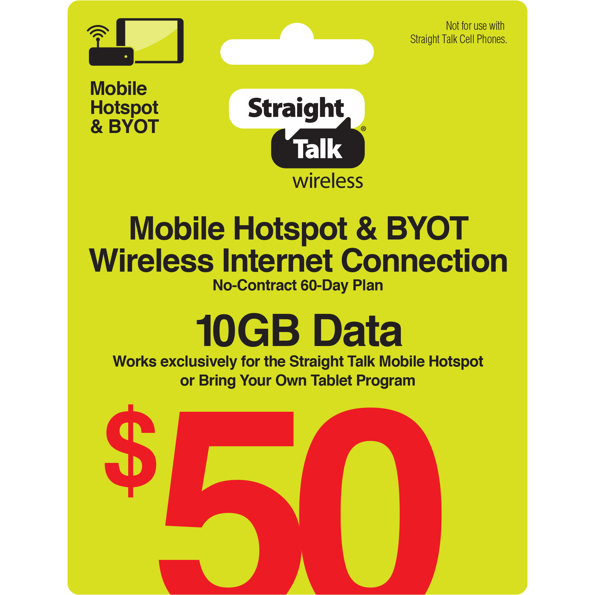 Straight Talk 50 Mobile Hotspot 10GB Of Data 60 Day Plan E PIN Top Up Straight Talk 50 Mobile Hotspot 10GB Of Data 60 Day Plan E PIN Top Up