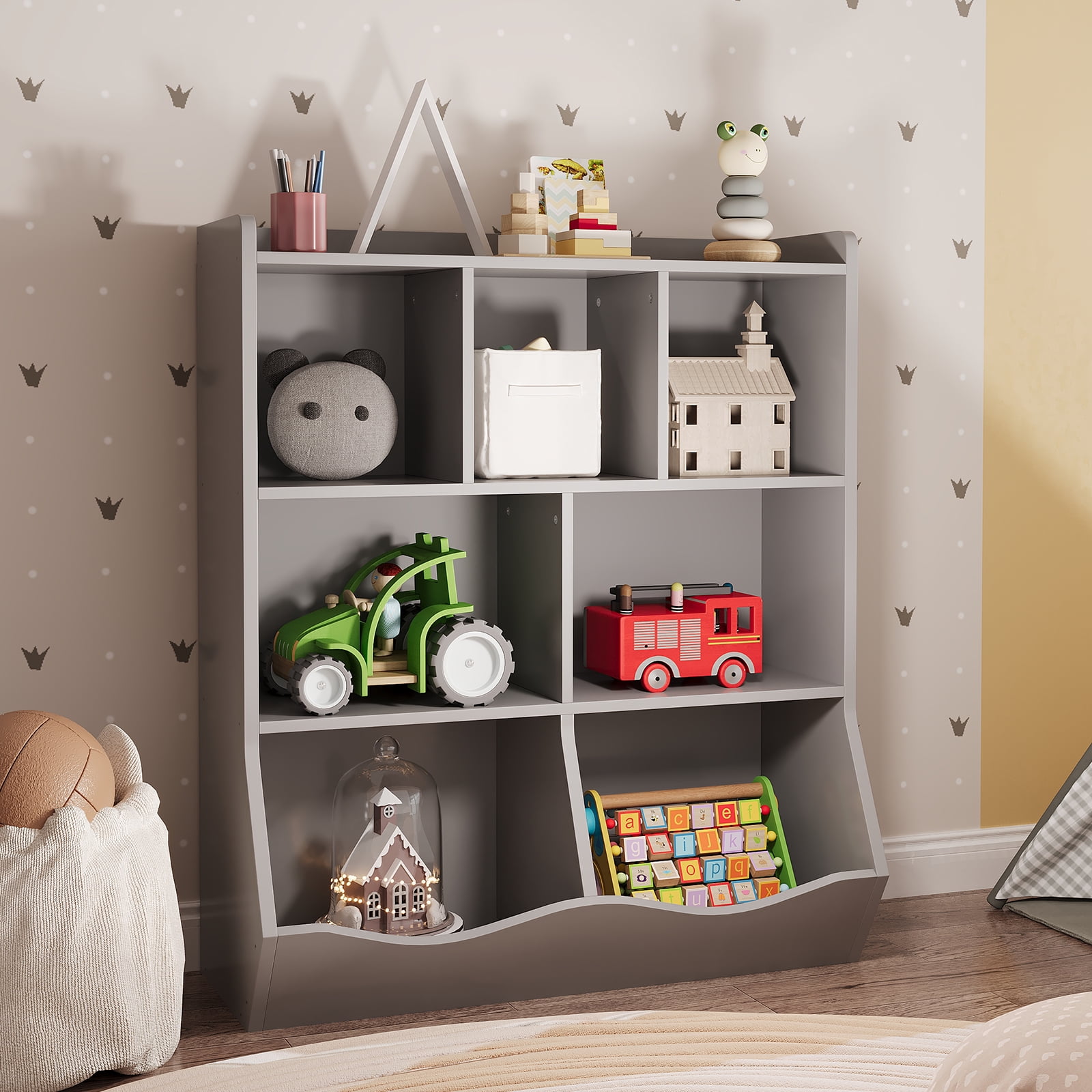 Click here for Naleesys 3-Tier Kids Bookcase  Toy Storage Cabinet... prices