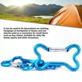 5Pcs Aluminum Alloy Bone Shape Spring Clasps Snapping Hook Clip ...