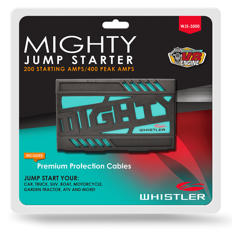 Whistler MIGHTY Portable Jump Starter for 4 6 8 Cylinder Vehicles Walmart