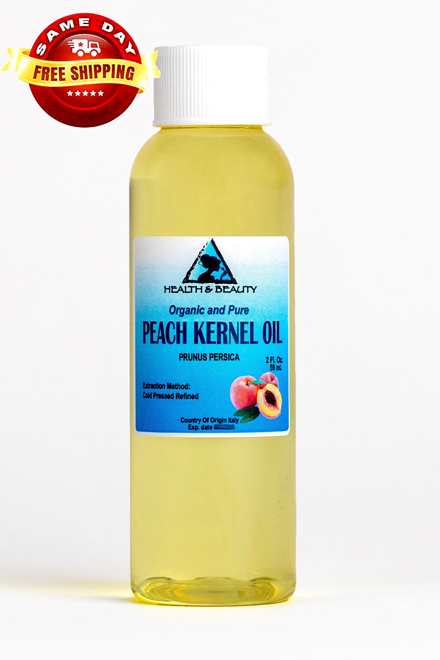 PEACH KERNEL OIL ORGANIC REFINED COLD PRESSED PREMIUM FRESH 100% PURE 2 ...