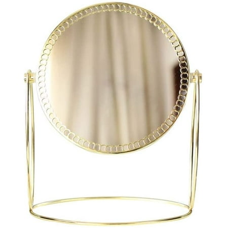 Mirror Wall-Mounted,Makeup Mirror,Dressing Table, Wire round Mirror ...