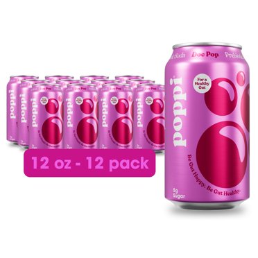 Poppi Prebiotic Soda Variety Pack 12 Fluid Ounce (Pack of 12) - Walmart.com