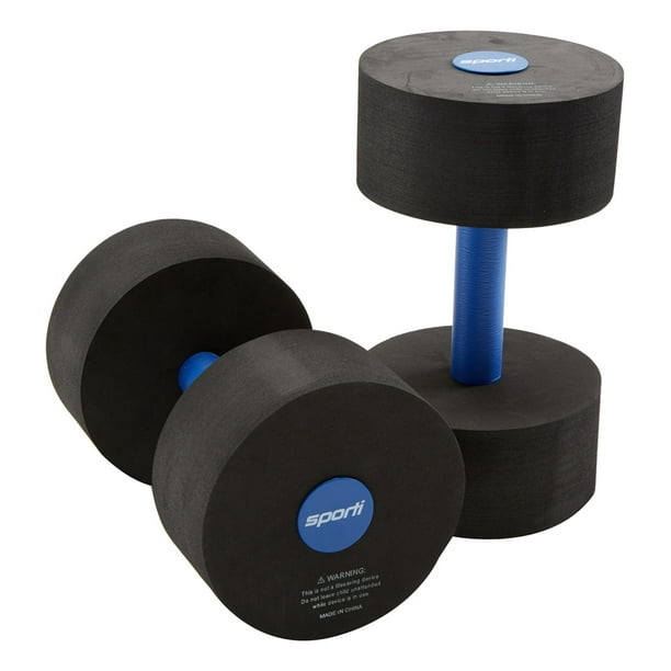Sporti Aquatic Fitness Heavy Dumbbells Water Weights - Walmart.com ...
