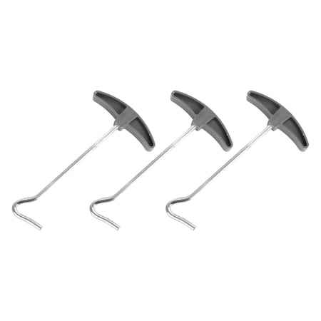 Peg Ground Hook Pullers Remover Lifter with Hook Ground Nail Extractor ...