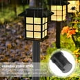 OUNONA 8Pcs Durable Plastic Ground Stake Spikes for Solar Garden Lights ...