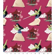Disney Panel Tinkerbell Floral in White Fabric by The Yard - Walmart.com