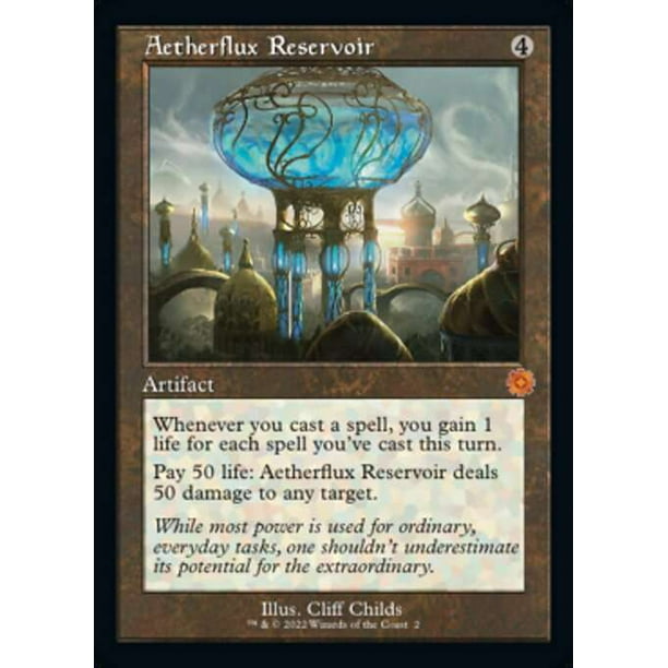 MtG The Brothers' War Retro Artifacts Mythic Rare Aetherflux Reservoir ...