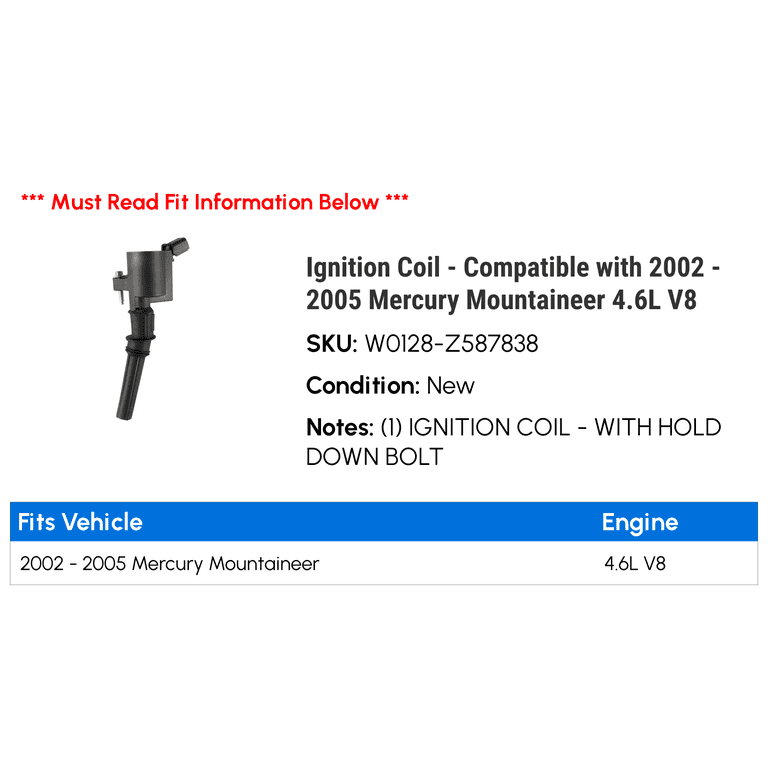 Ignition Wires For Mercury Mountaineer Ignition Coil Pack Suzuki Baleno ...