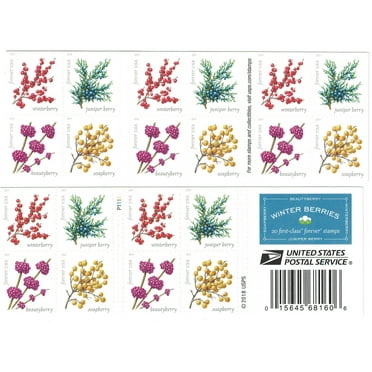 USPS Forever Stamps, Book of 20 - Walmart.com