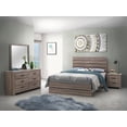 Brantford 4-piece Eastern King Bedroom Set Barrel Oak - Walmart.com