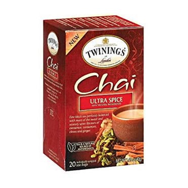 Twinings of London Ultra Spice Tea, 1.41 oz (Pack of 6) - Walmart.com