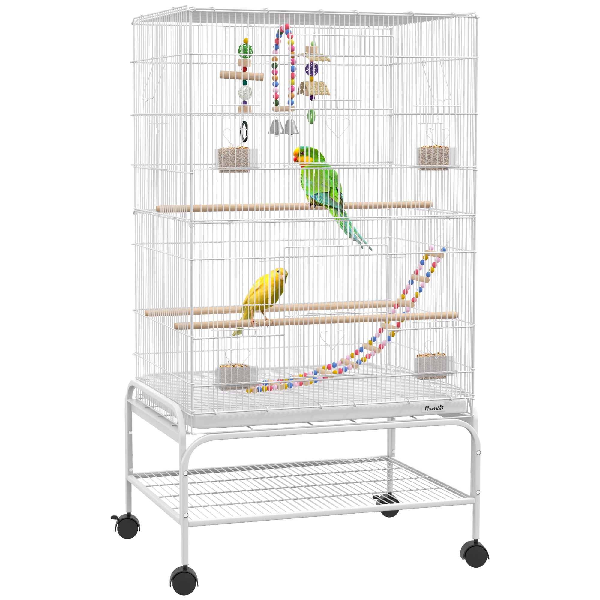 Click here for Pawhut Bird Cage With Rolling Stand  Toys  For Bud... prices