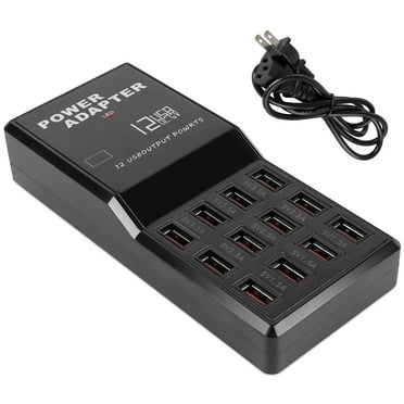 65W Multi Port Fast Charger 6-Port USB C Hub with Smart Power ...