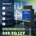 MRCARTOOL Car OBD2 Power Supply Transformer 24V to 12V OBD Power Supply Converter OBD2 Voltage ...