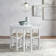 Simple Living Harrisburg Tobey 5-piece Compact Round Dining Set Black ... Simple Living Harrisburg Tobey 5-piece Compact Round Dining Set Black ...