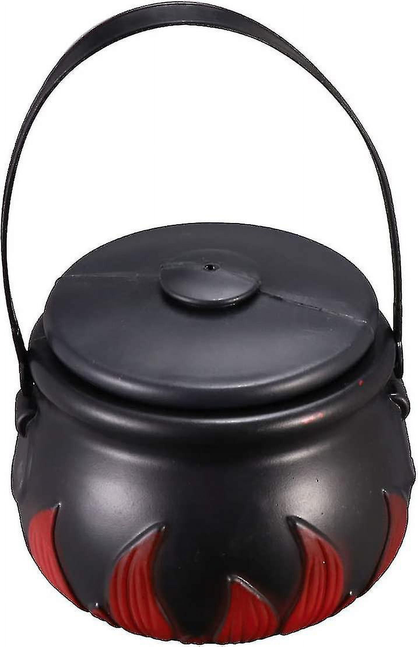 Caldero de bruja negro grande Caldero de bruja de plástico con patrón ...